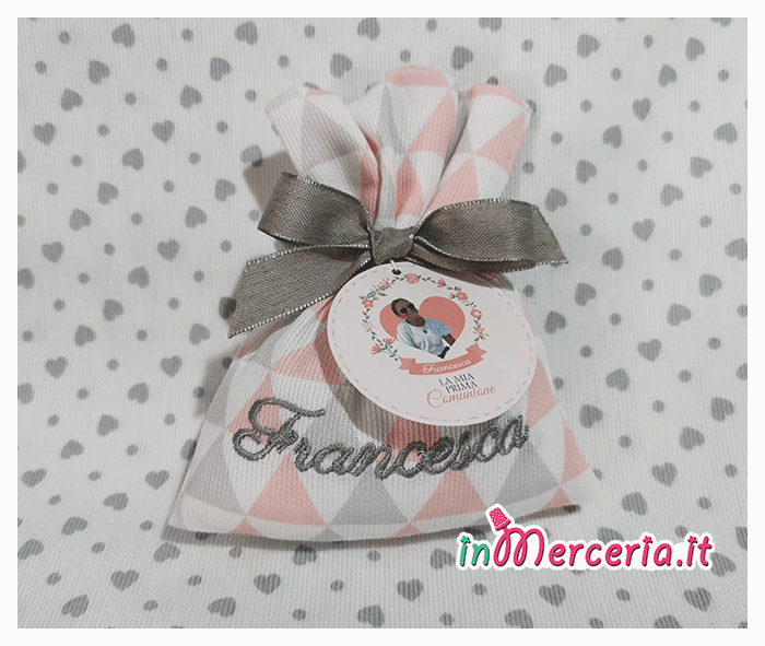Sacchettini bomboniera portaconfetti comunione per Francesca – Gift ...